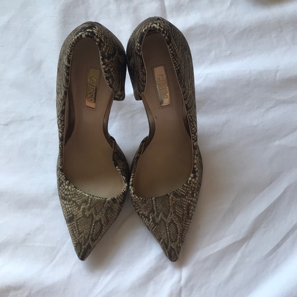 Guess | Shoes | Snakeskin Guess Stilettos | Poshmark